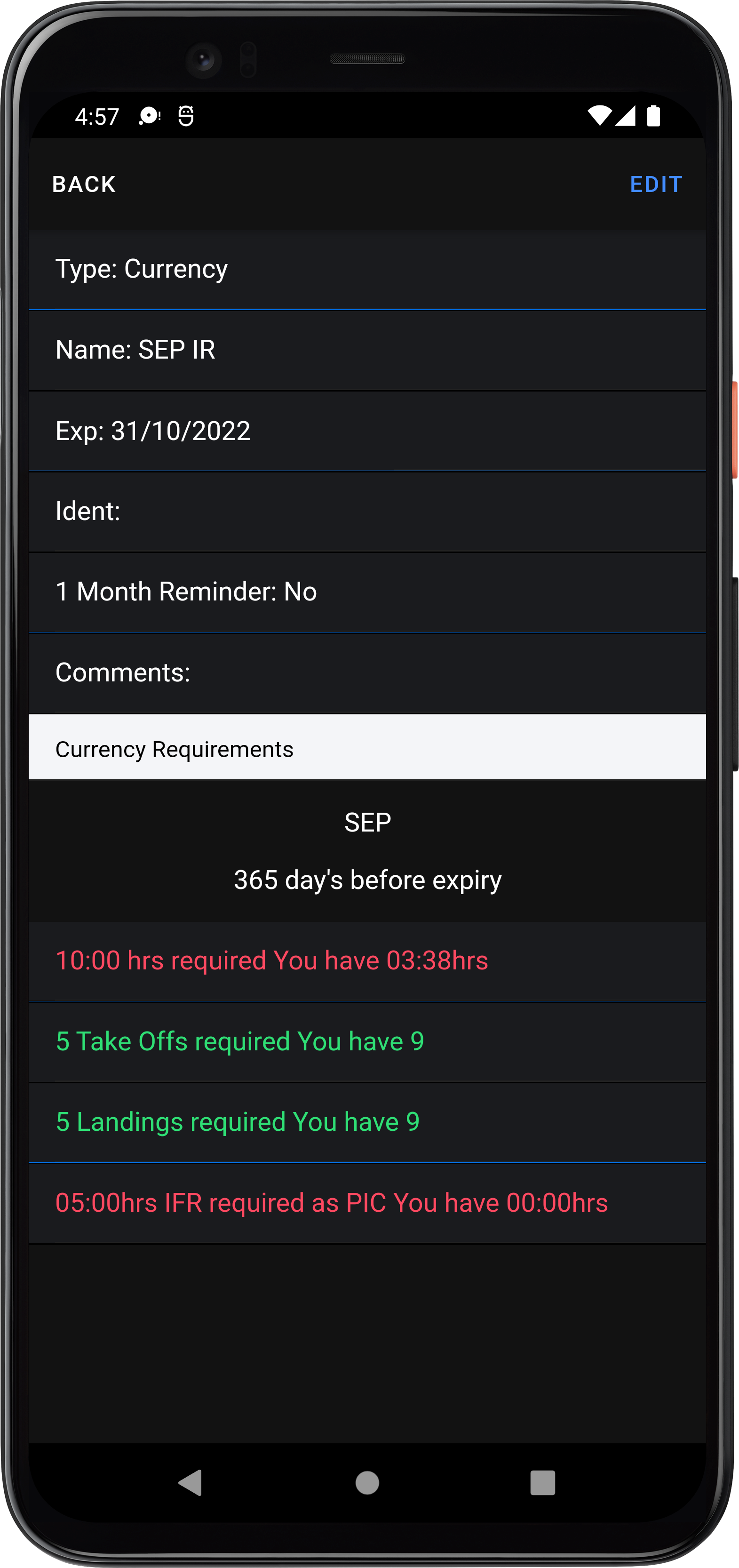 My Pilot Log - Digital Pilot Logbook