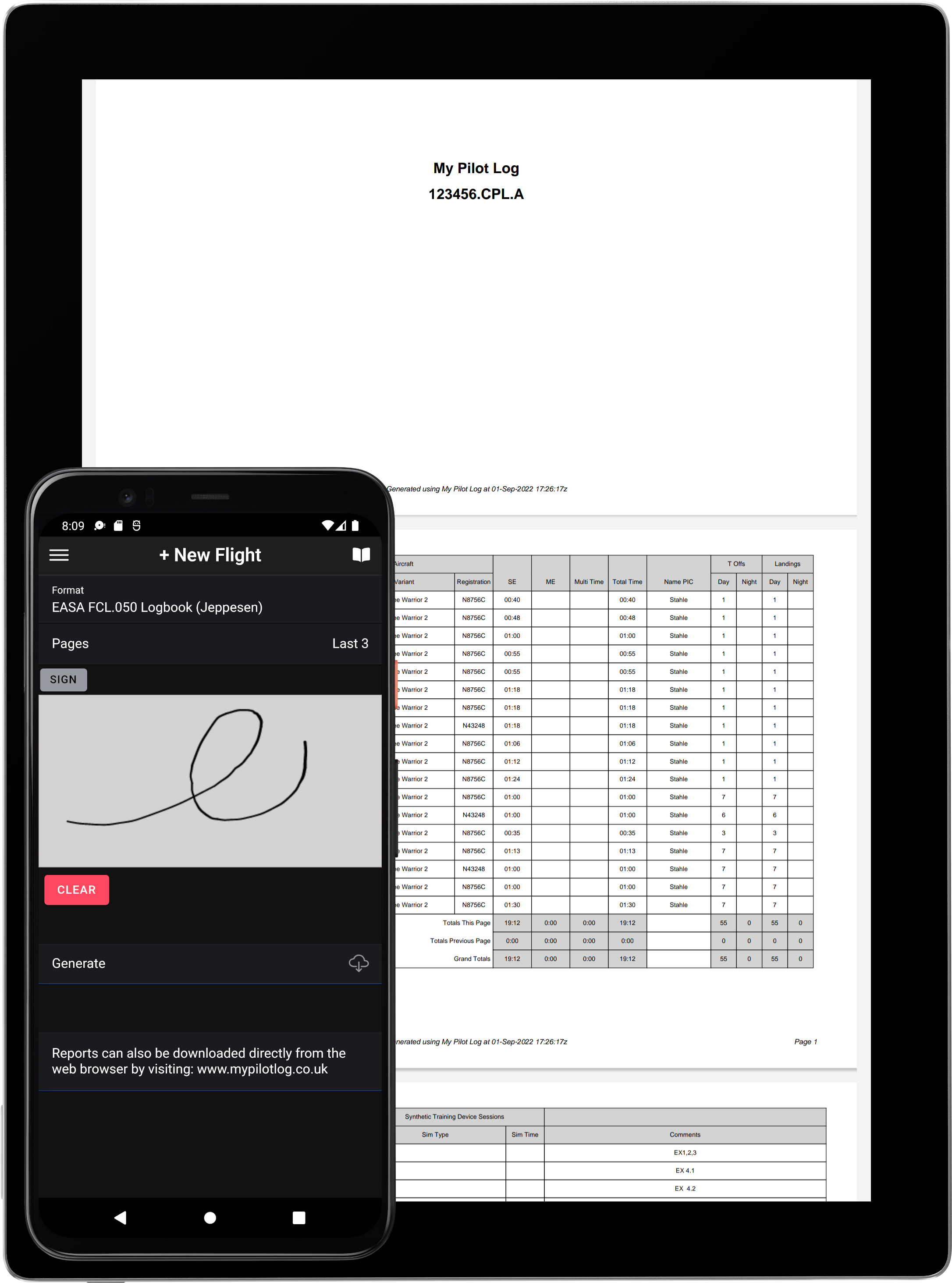 My Pilot Log - Digital Pilot Logbook